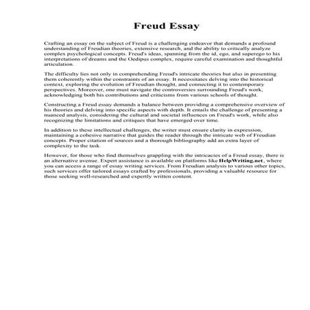 Sigmund Freud Essay.pdf