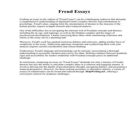 Sigmund Freud Essay.pdf