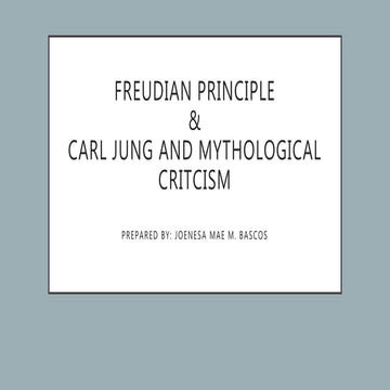 FREUDIAN-PRINCIPLE.pptx | Spirituality | Religion & Spirituality