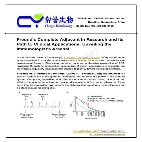 Freund's Complete Adjuvant in Research and its Path to Clinical Applications.pdf