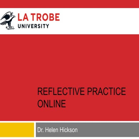 Reflective practice online: Exploring the ways social workers use ...