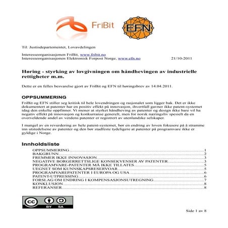Fribit presentations