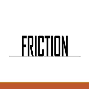 Friction | PPTX