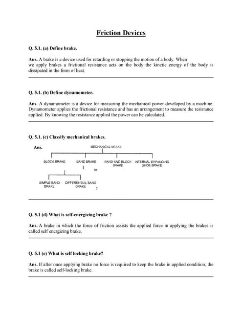 Working, Construction And Types of Band Brakes | PPTX