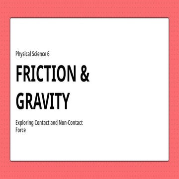 gravity and friction ppt | PPT