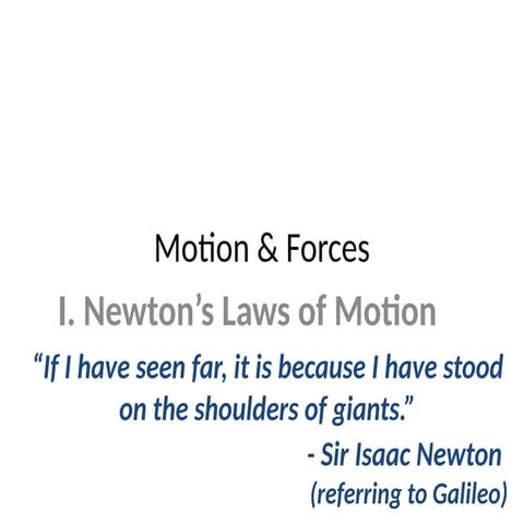 "Force and motion" is a power point for the 9th grade Physics students ...