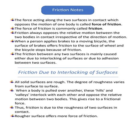 Friction notes.PDF