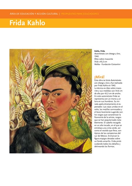 Frida Kahlo Presentation (PDF) | PPT