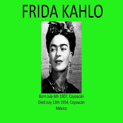 Frida Kahlo | PPTX