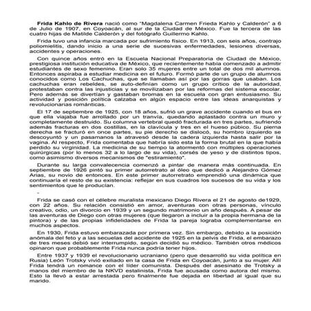 Frida Kahlo - Biografia | DOC