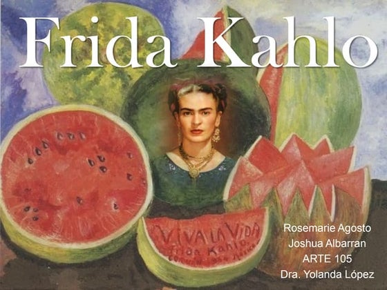 Frida Kahlo | PPTX | Fine Art