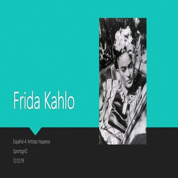 Frida kahlo presentation | PPT