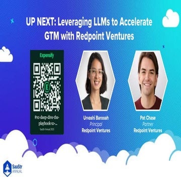 VC Deep Dive: Leveraging LLMs to accelerate GTM with Redpoint Ventures ...