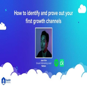 How to identify and prove out your first growth channels with Notion | PPTX