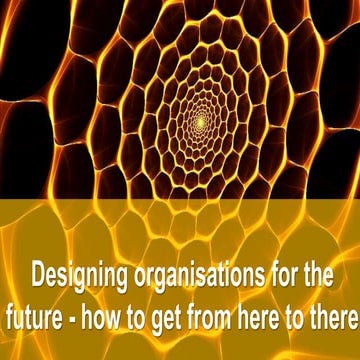 Designing organisations for the future | PPTX | Human Resources | Business