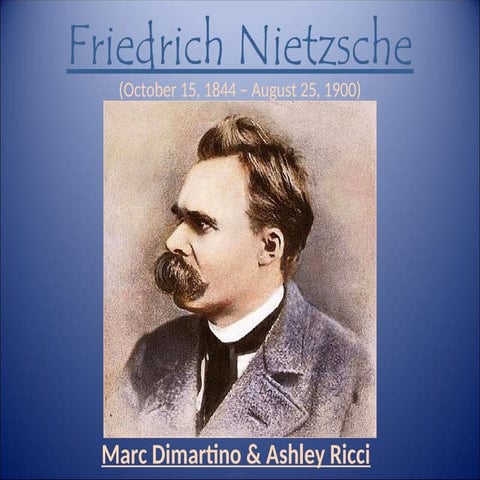 Friedrich_Nietzsche presentation on nihilism | PPT