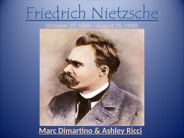 9. nietzsche | PPTX