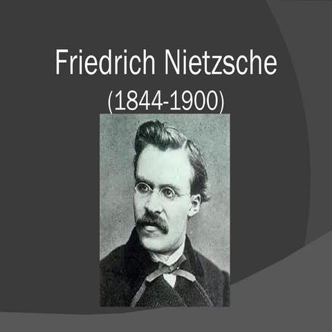 Friedrich nietzsche presentación | PPT