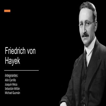 Friedrich Von Hayek