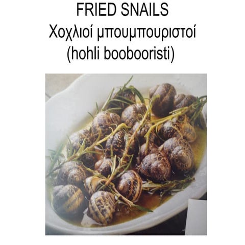 Fried snails | PPT