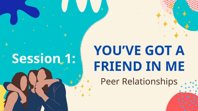 Friendship ppt | PPTX | Education