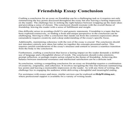 Friendship Essay Conclusion.pdf