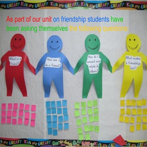 Friendship interview with grade 4 buddies | PPT