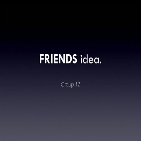 idea FRIENDS | PPT