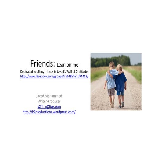 Friends lean on me2 | PDF