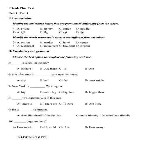 Friends Plus Test&Smart World.docx