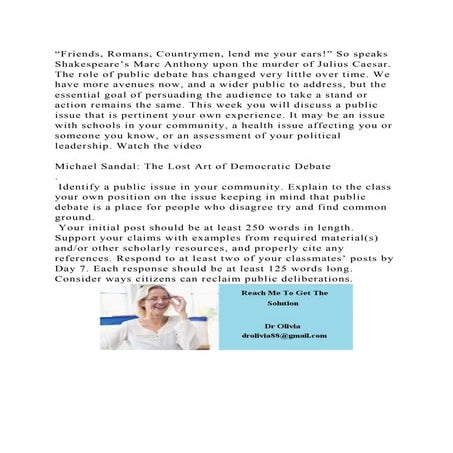 Friends, Romans, Countrymen, lend me your ears!” So speaks Shakespe.docx