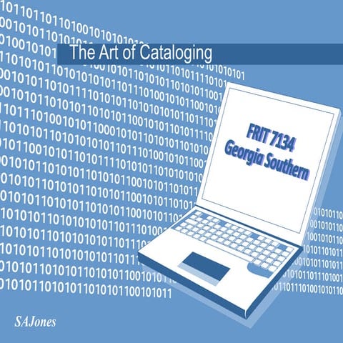 Frit7134 art of_cataloging-intro | PPT | Desktop Publishing | Computer ...