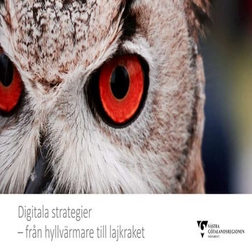 Digitala strategier - från hyllvärmare till lajkraket | PPT