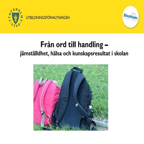 Bilden som språk Eriksdalsskolan | PPT