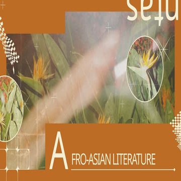 fro-asian literature.pptxfro-asian literatur | PPTX