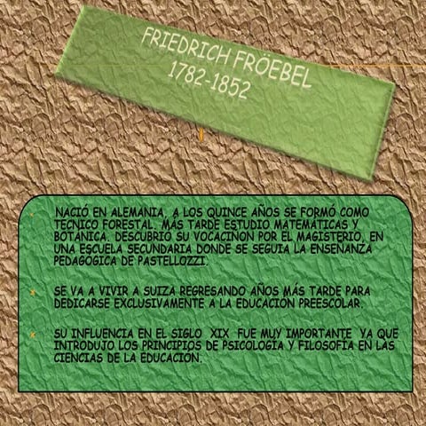 Froebel | PPT