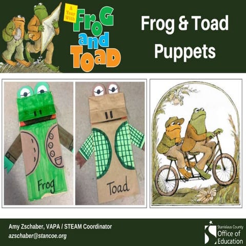 Frog and toad garden readers theater script