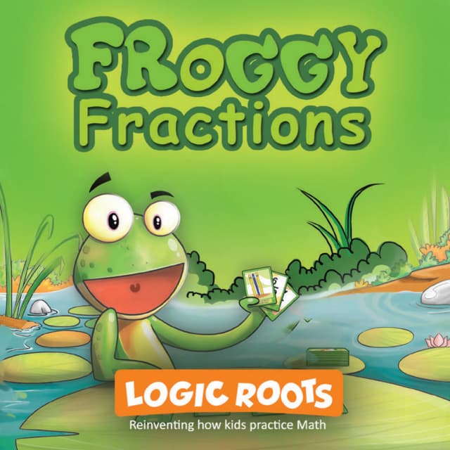 Fractions Card Game - Froggy Fractions. 12 times more math practice | PDF