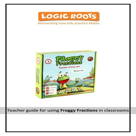 Fractions Card Game - Froggy Fractions. 12 times more math practice | PDF