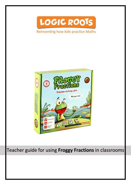 Fractions Card Game - Monkey Fractions. 8 times more math practice | PDF