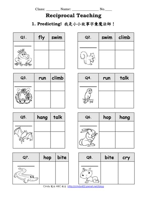 Gr1 unit4 vocabularystudybook-littlerabbit | DOC
