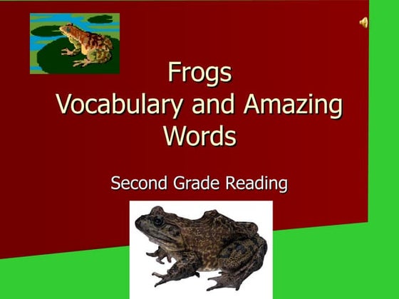 Frogs voc. | PPT