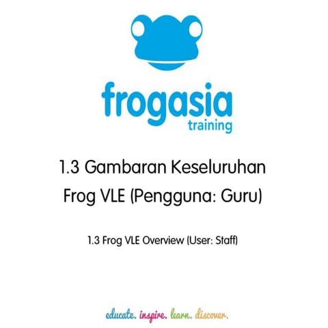Frog vle 1.3_1.3 | PPT