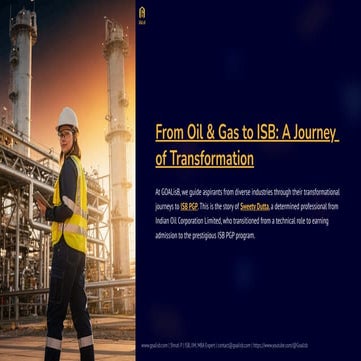From-Oil-and-Gas-to-ISB-A-Journey-of-Transformation | PDF