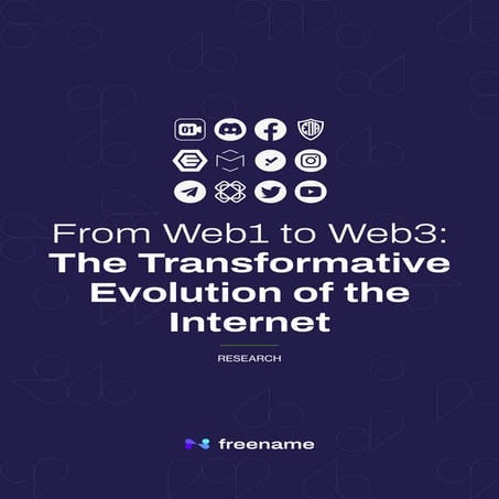 From Web1 to Web3: The Transformative Evolution of the Internet | PDF