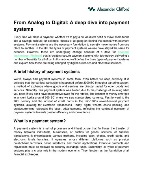 Digital payments | PPT