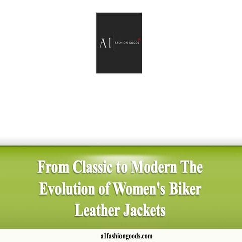 From Classic to Modern: The Evolution of Women's Biker Leather Jackets ...