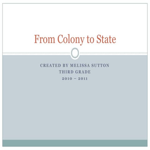 From colony to state | PPTX