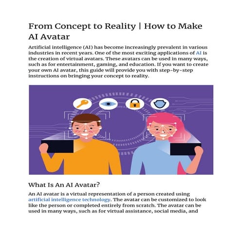 From Concept to Reality _ How to Make AI Avatar.pdf