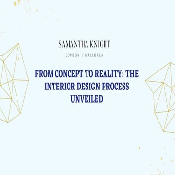 From Concept to Reality The Interior Design Process Unveiled | PPTX